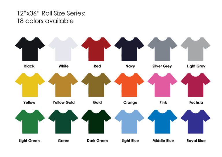 PVC Color Chart | Go Quality Vinyl